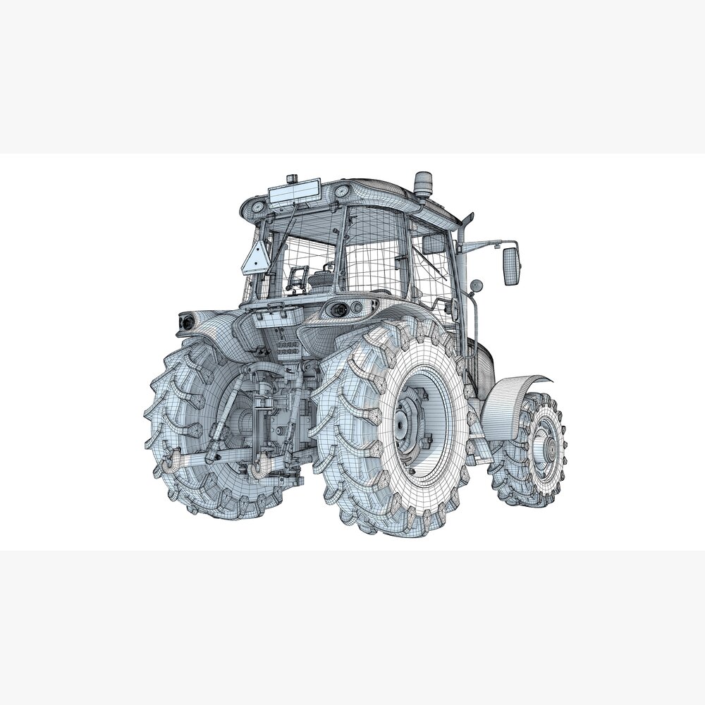 Ursus Tractor 3D model - Download Tractor on 3DModels.org
