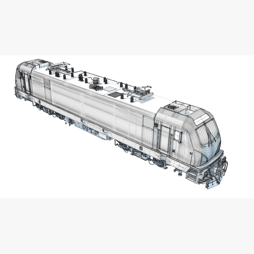 Amtrak Electric Locomotive 3D model - Download Locomotive on 3DModels.org