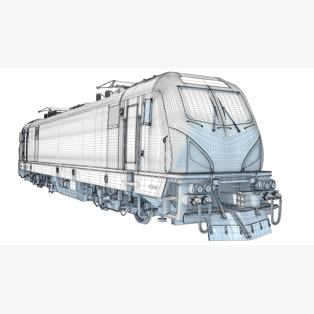 Amtrak Electric Locomotive 3D model - Download Locomotive on 3DModels.org