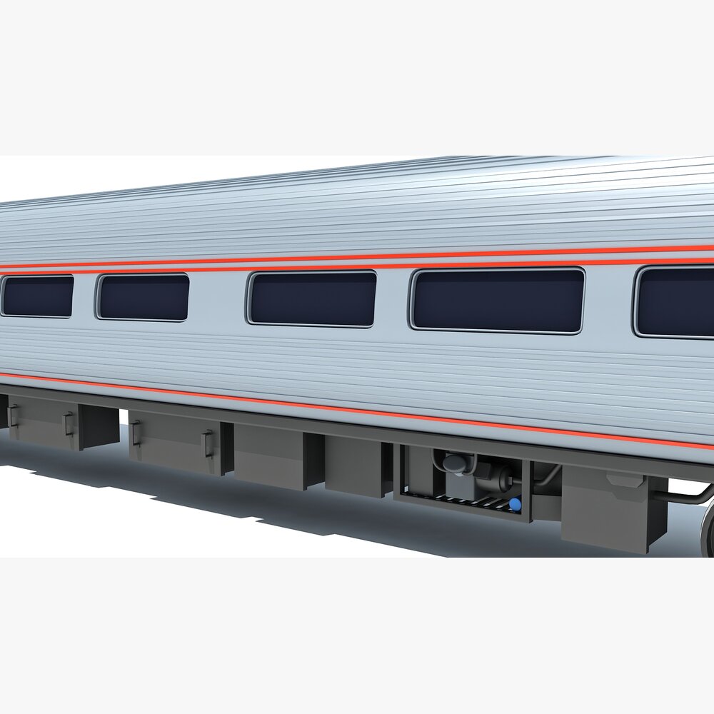 Passenger Train Car 3D 모델 - 다운로드 여객 열차 on 3DModels.org