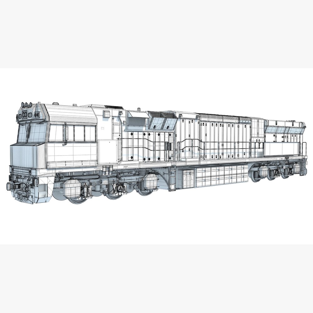 Aurizon Electric Locomotive 3D model - Download Locomotive on 3DModels.org