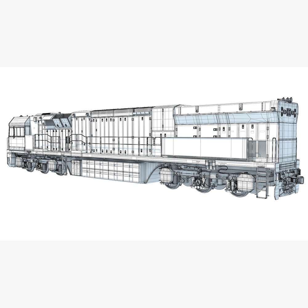 Aurizon Electric Locomotive 3D model - Download Locomotive on 3DModels.org