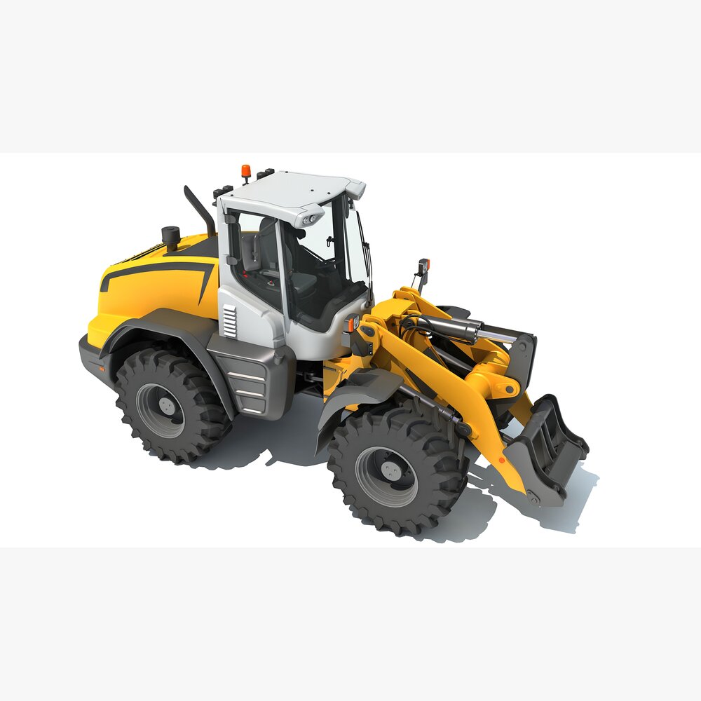 Bucket Loader 3D model - Download Tractor on 3DModels.org