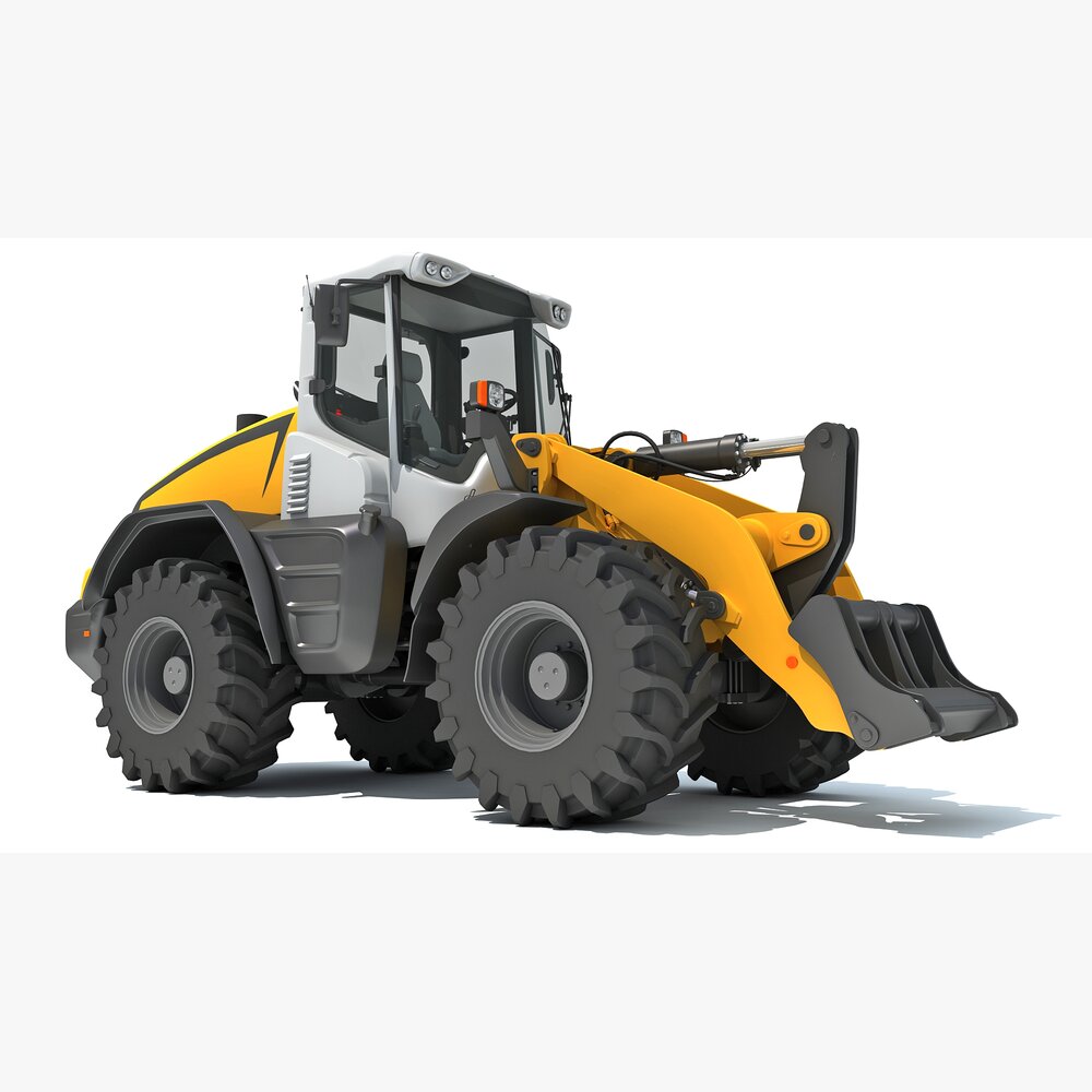 Bucket Loader 3D model - Download Tractor on 3DModels.org