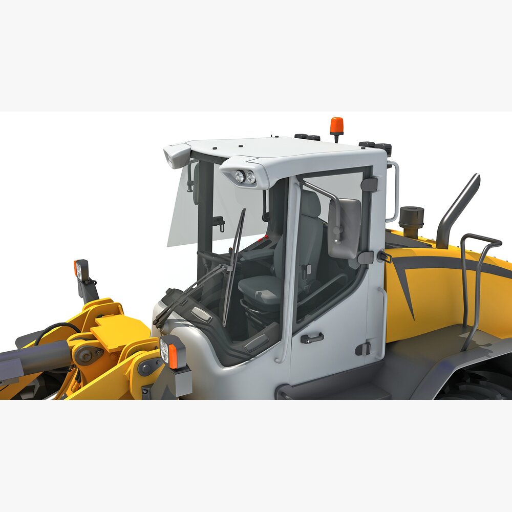 Bucket Loader 3D model - Download Tractor on 3DModels.org