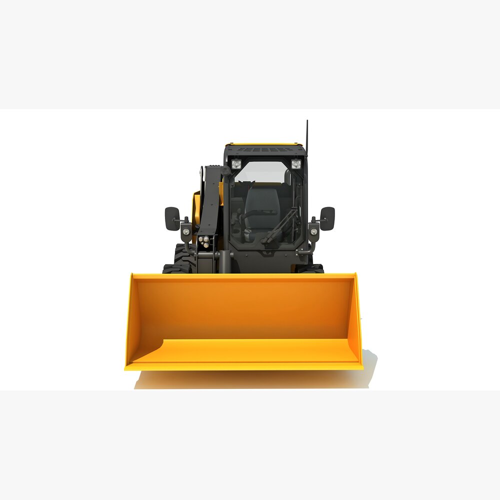 Skid Loader Shovel Bucket 3D model - Download Tractor on 3DModels.org