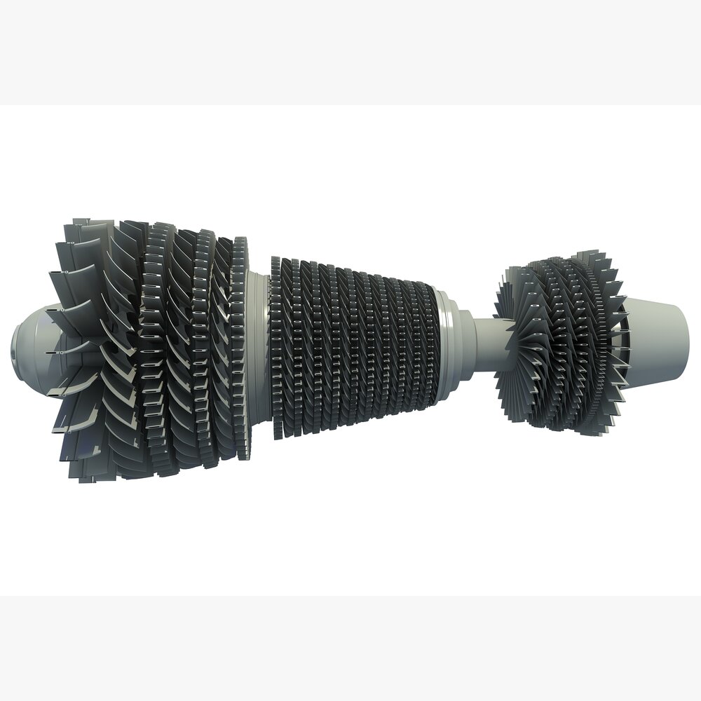 Aircraft Turbine 3D model - Download Engine on 3DModels.org