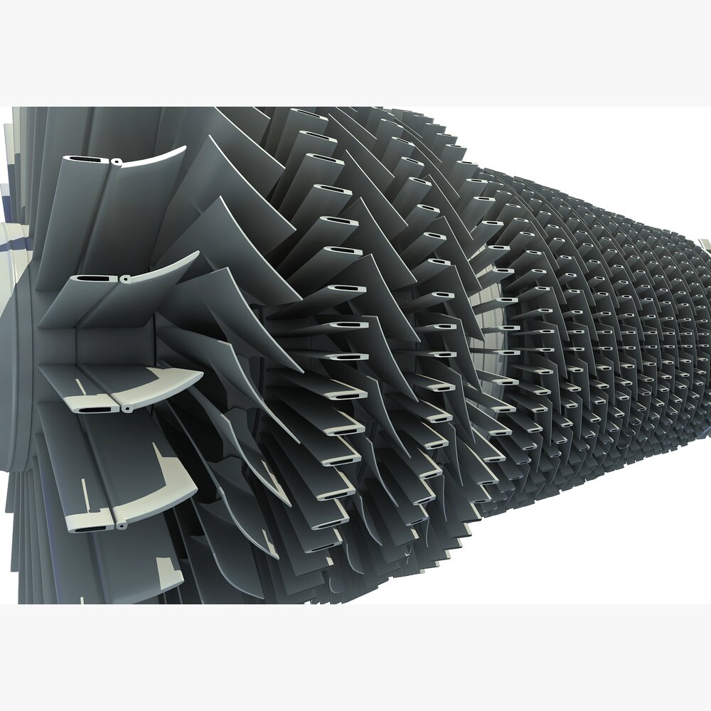 Aircraft Turbine 3D model - Download Engine on 3DModels.org