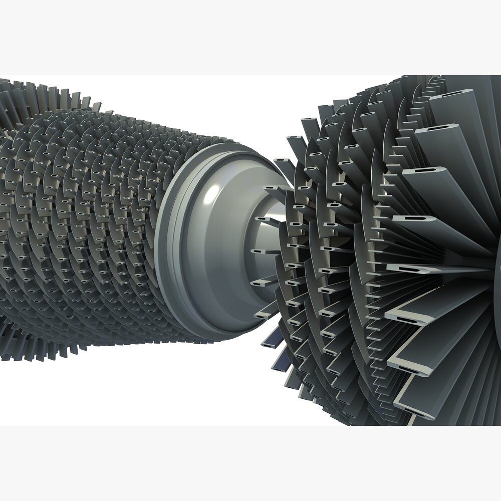 Aircraft Turbine 3D model - Download Engine on 3DModels.org