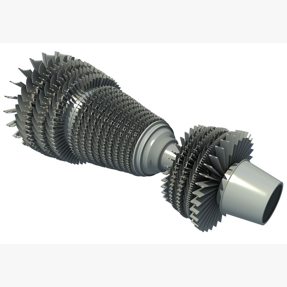 Aircraft Turbine 3D model - Download Engine on 3DModels.org
