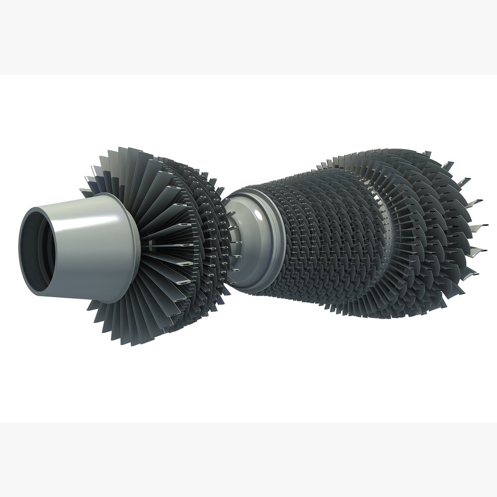 Aircraft Turbine 3D model - Download Engine on 3DModels.org