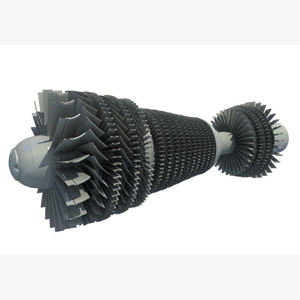 Aircraft Turbine 3D model - Download Engine on 3DModels.org