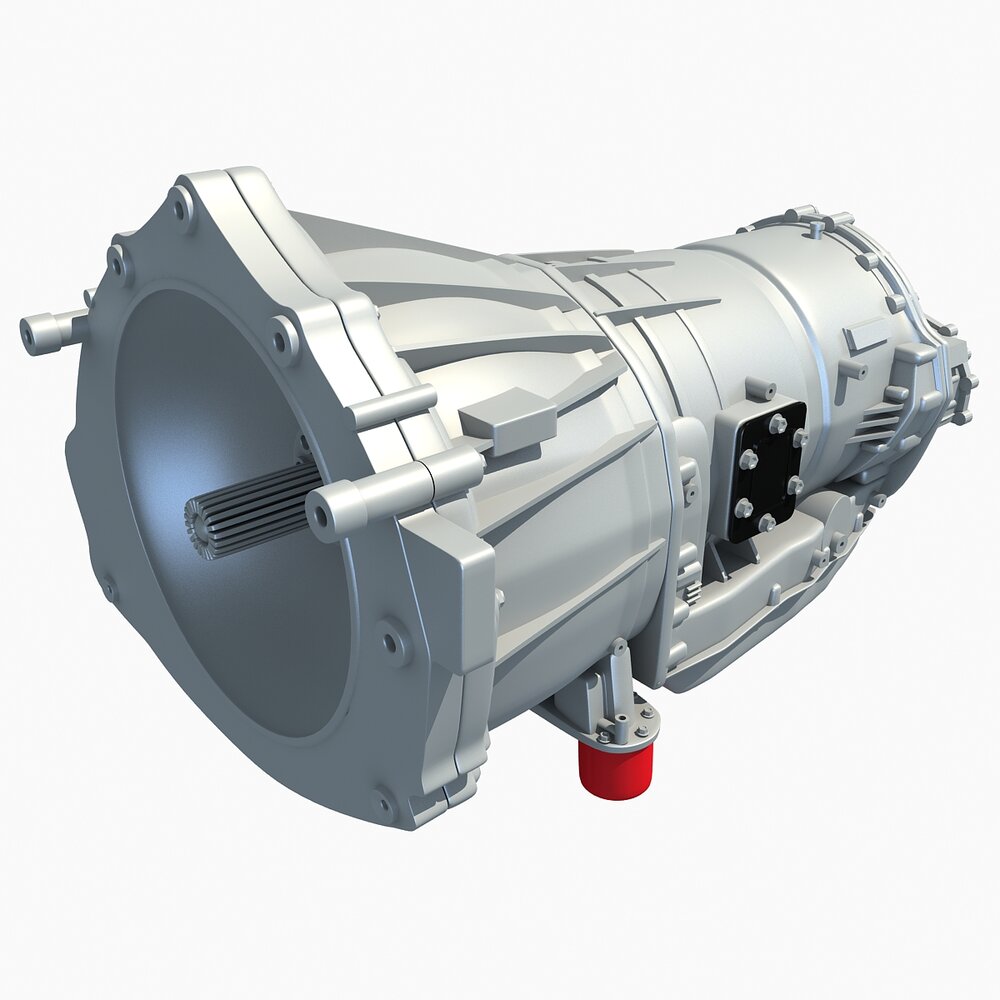 Allison Six Speed Automatic Transmission 3D model - Download Engine on ...