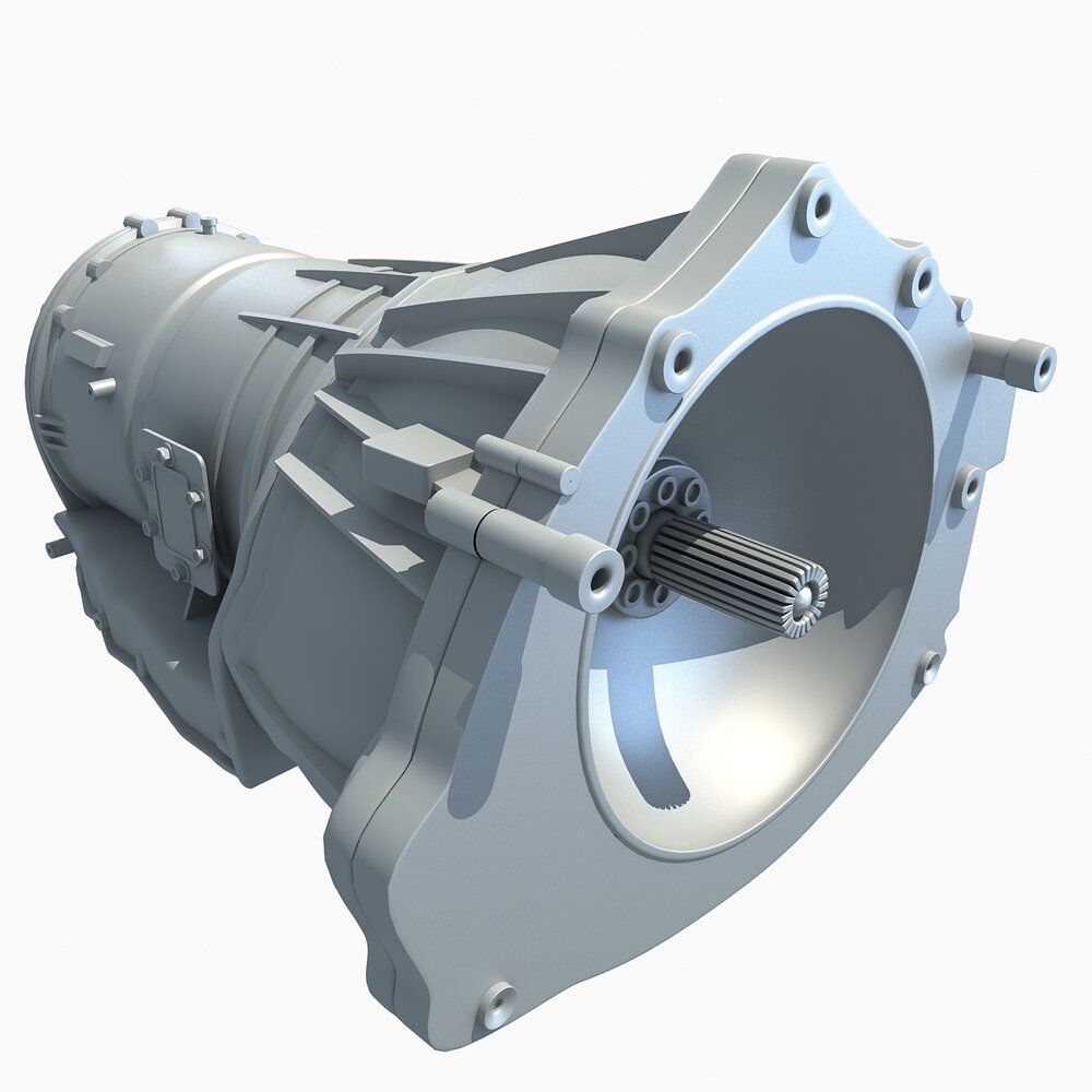 Allison Six Speed Automatic Transmission 3D model - Download Engine on ...