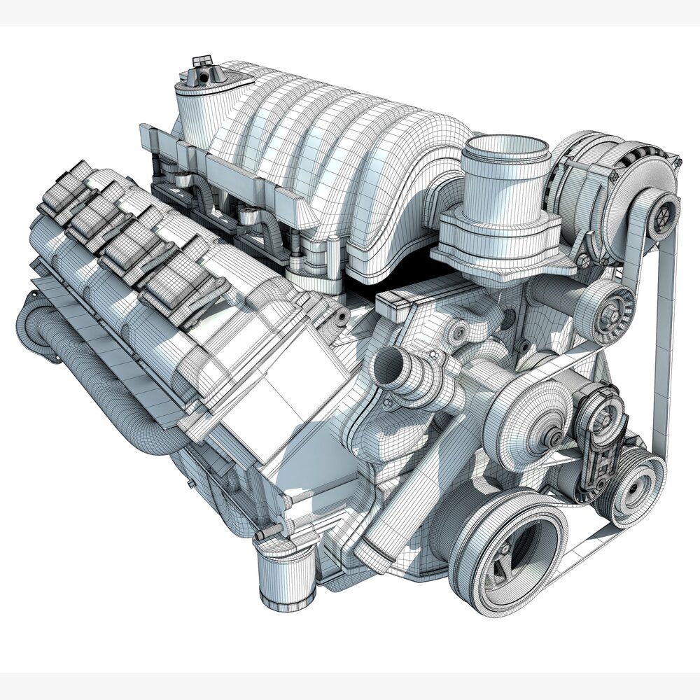 Car Engine 3D model - Download Engine on 3DModels.org