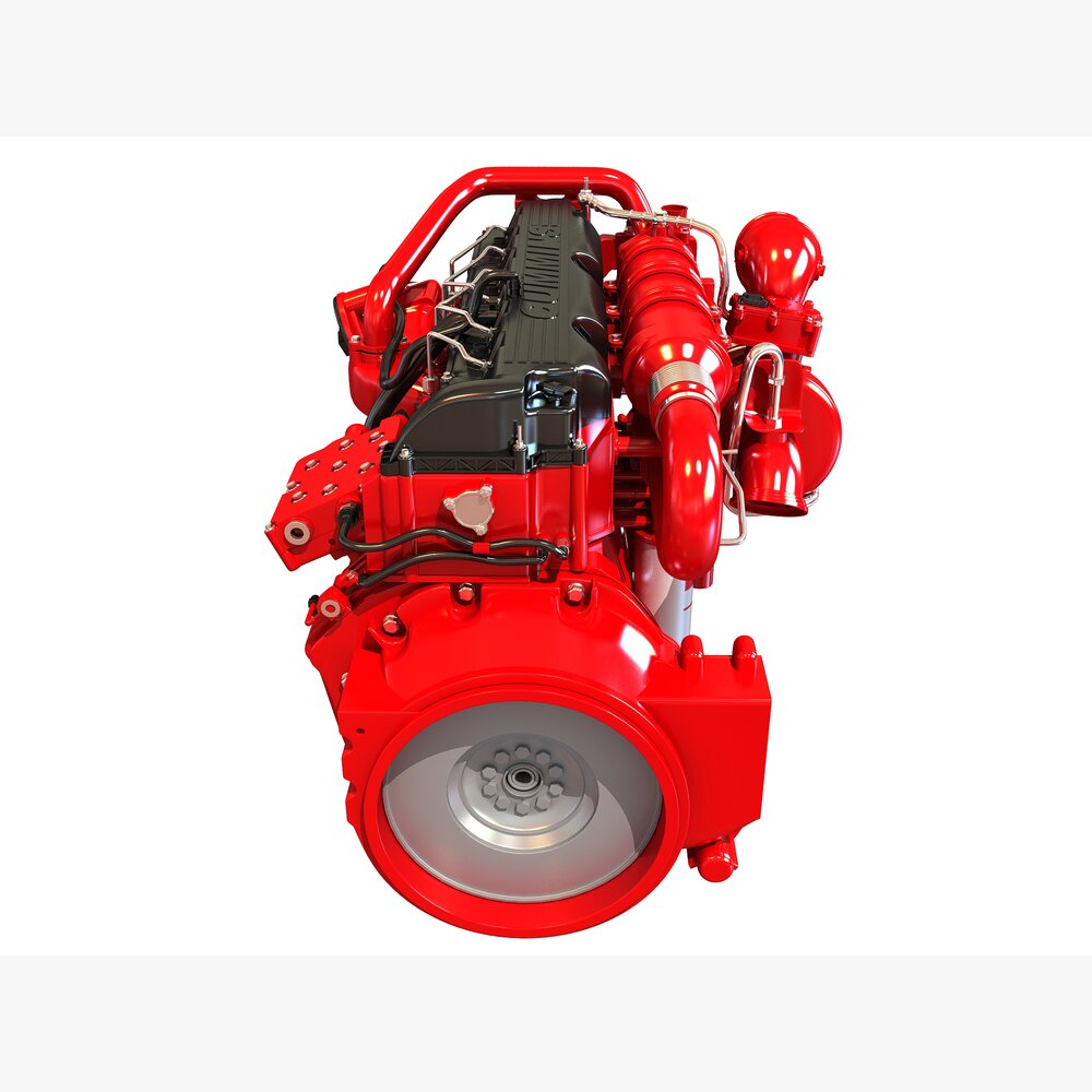 Cummins X12 Truck Engine 3D model - Download Engine on 3DModels.org