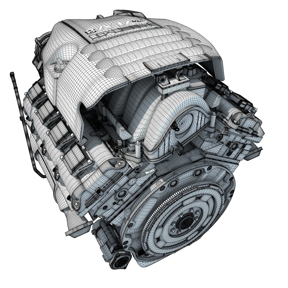 Motor V8 Dodge Ram Modelo 3D - Baixar Motor no 3DModels.org