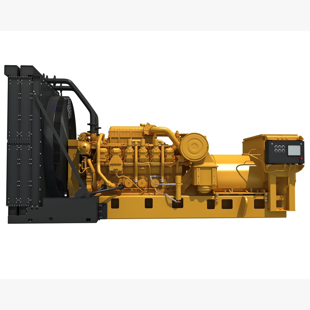 Drilling Power Generator Engine 3D model - Download Engine on 3DModels.org