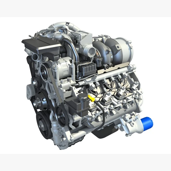 V8 engine 3D Models Download - 3DModels.org