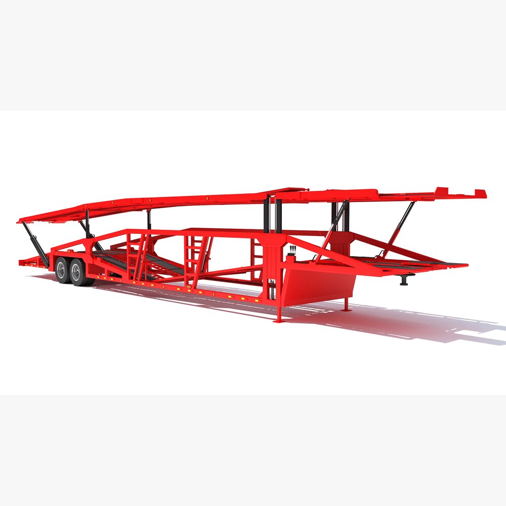 Car Carrier Trailer 3D model - Download Trailer on 3DModels.org