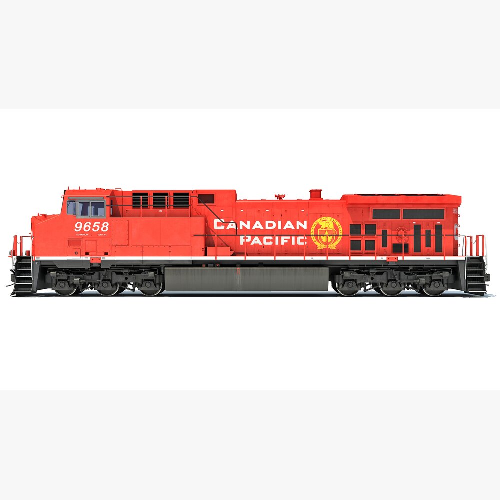 Canadian Pacific Locomotive 3D模型 - 下载 鐵路機車 on 3DModels.org