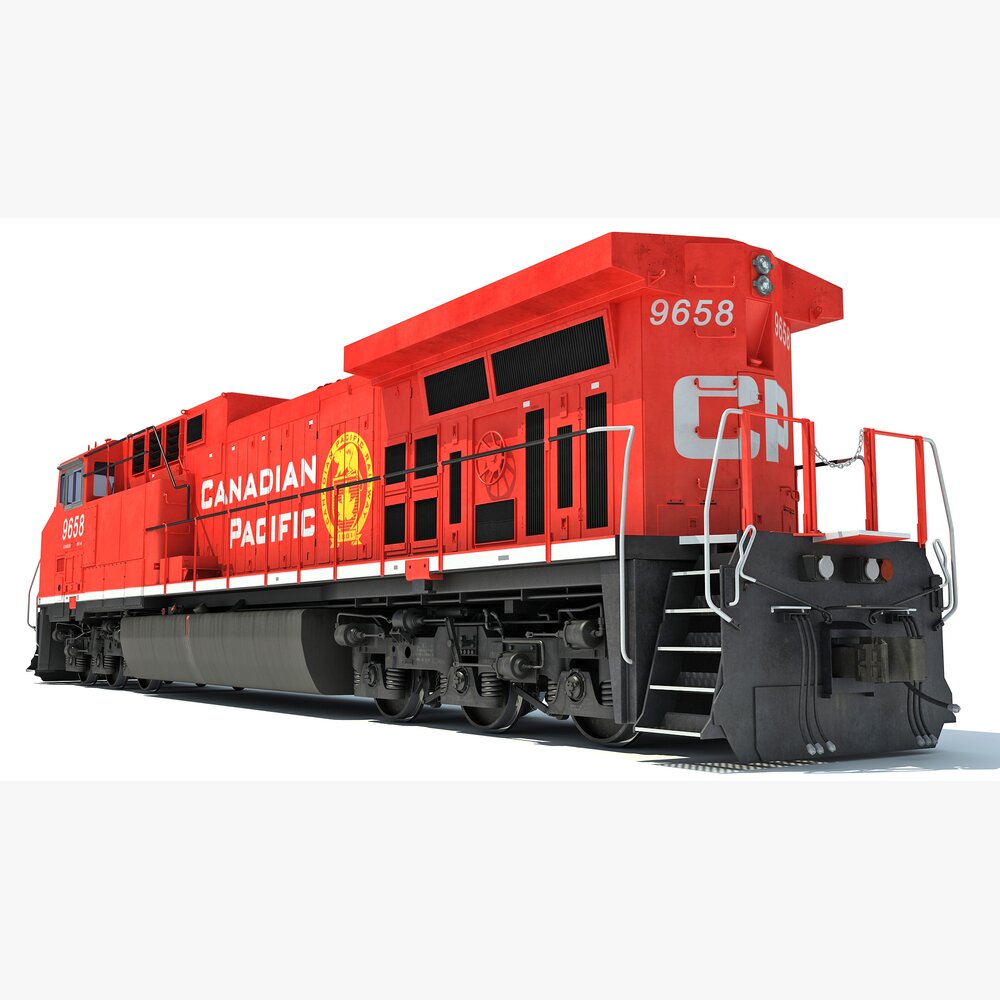 Canadian Pacific Locomotive 3D模型 - 下载 鐵路機車 on 3DModels.org