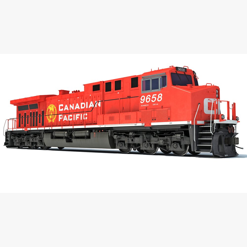 Canadian Pacific Locomotive 3D模型 - 下载 鐵路機車 on 3DModels.org