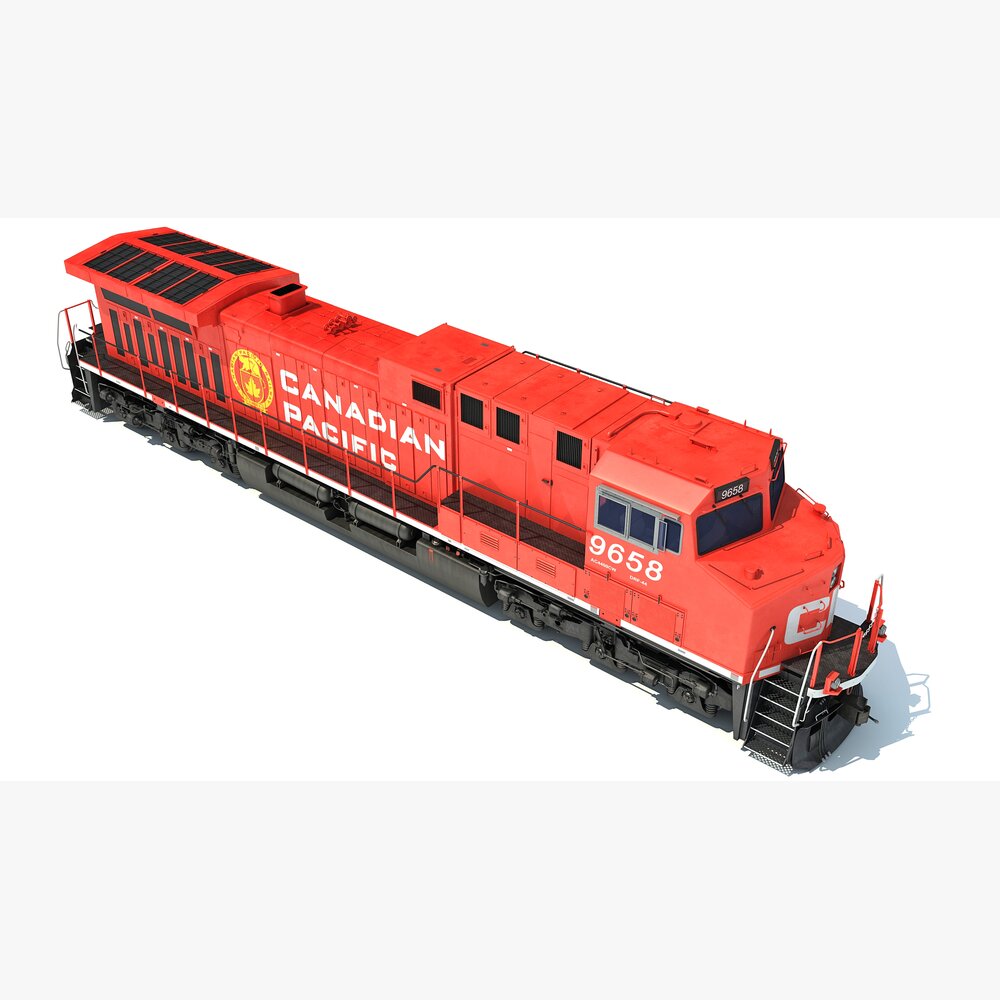 Canadian Pacific Locomotive 3D模型 - 下载 鐵路機車 on 3DModels.org