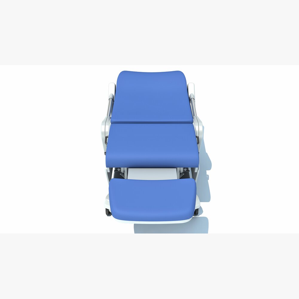 Hospital Patient Chair Unfolded 3D model - Download Medical Equipment ...