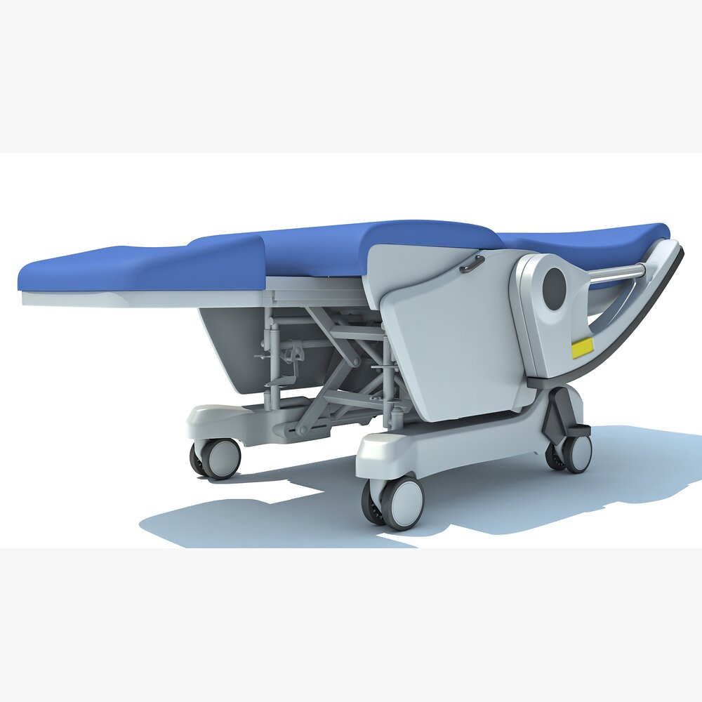 Hospital Patient Chair Unfolded 3D model - Download Medical Equipment ...