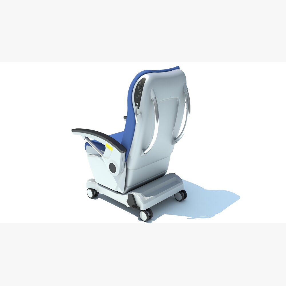 Hospital Patient Chair 3D model - Download Medical Equipment on ...