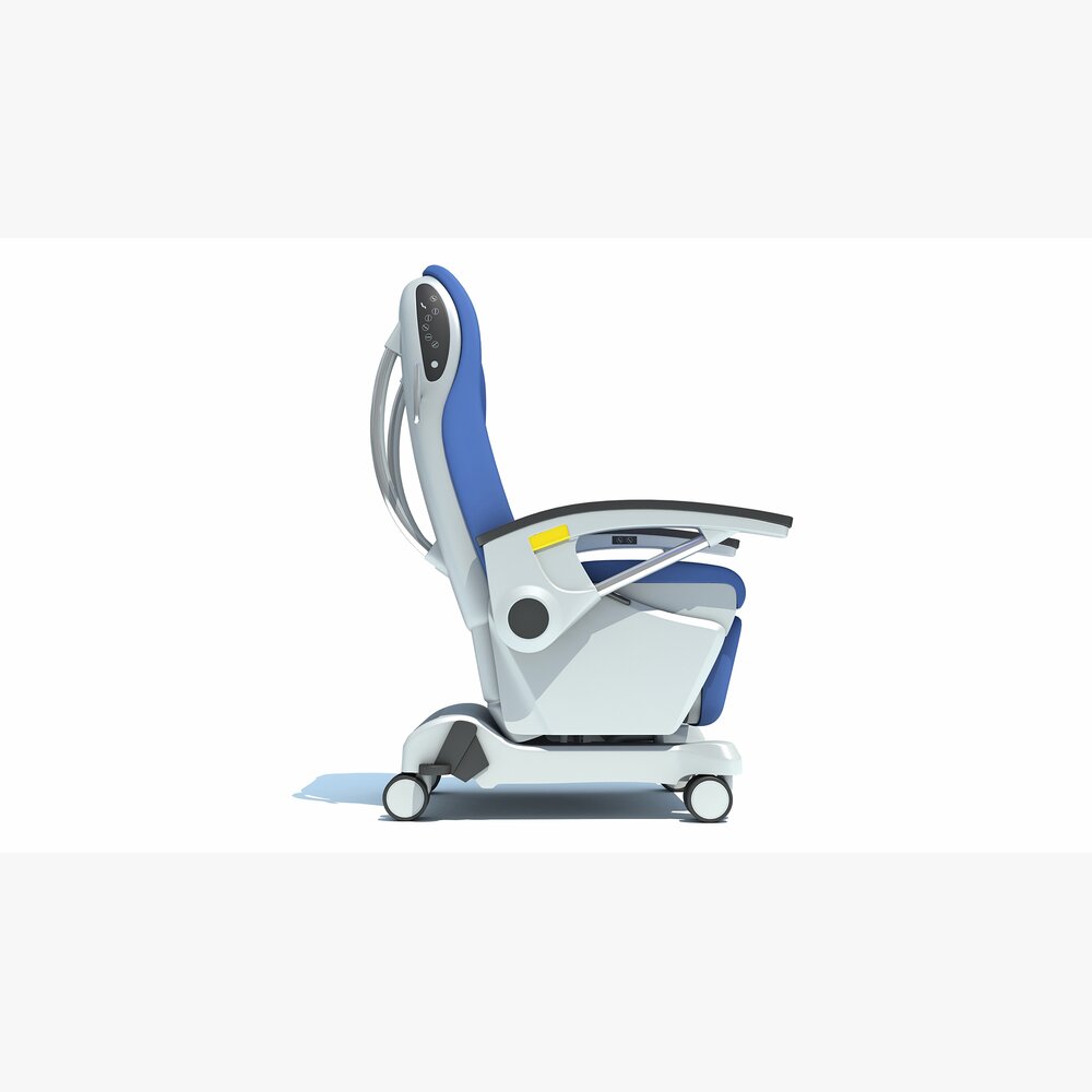 Hospital Patient Chair 3D model - Download Medical Equipment on ...