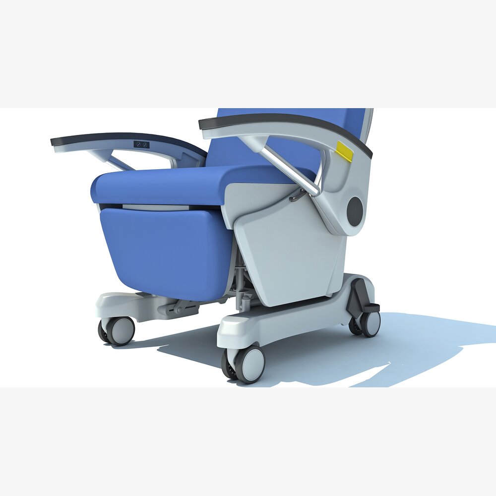 Hospital Patient Chair 3D model - Download Medical Equipment on ...