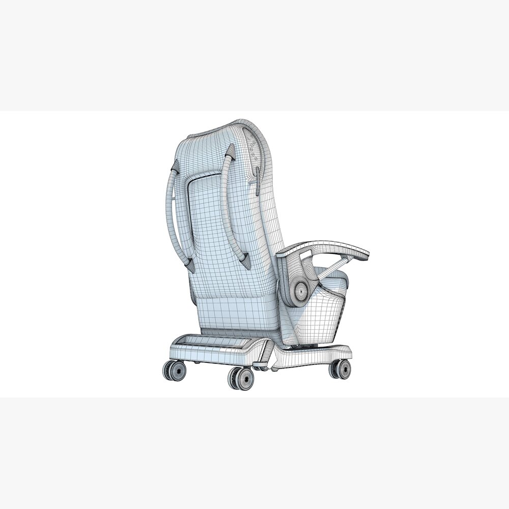 Hospital Patient Chair 3D model - Download Medical Equipment on ...