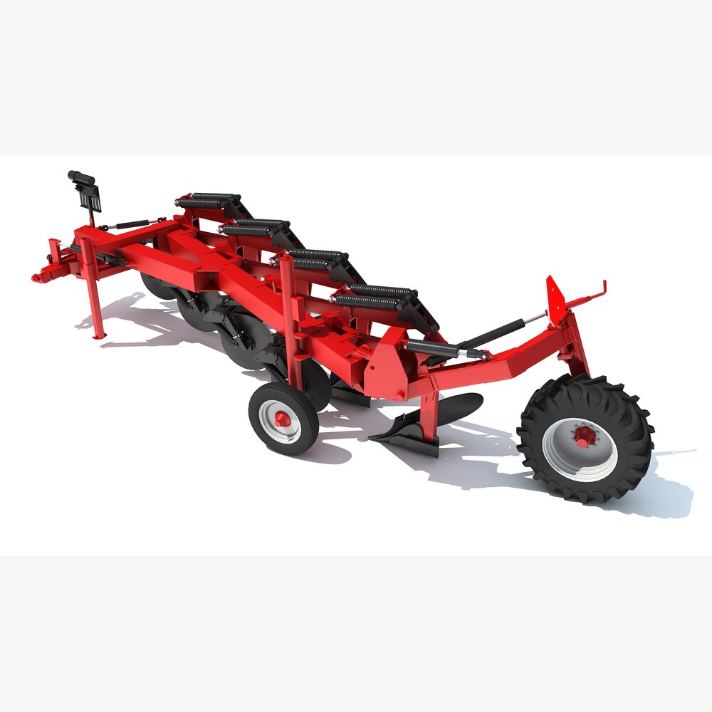 Semi Mounted Plow 3D model - Download Trailer on 3DModels.org