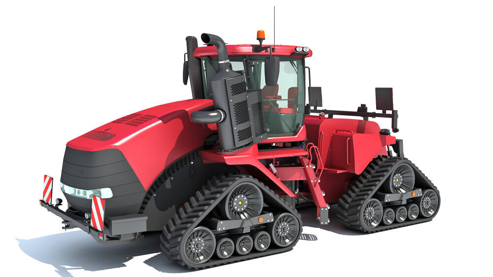 Tracked Articulated Tractor 3D model - Download Tractor on 3DModels.org