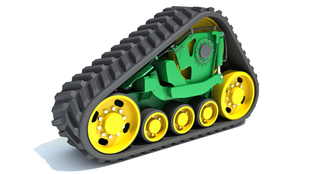 Continuous Track 3D model - Download Vehicle equipment on 3DModels.org
