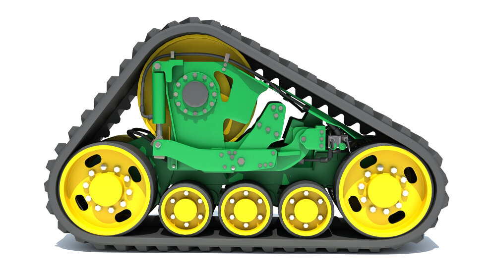 Continuous Track 3D model - Download Vehicle equipment on 3DModels.org