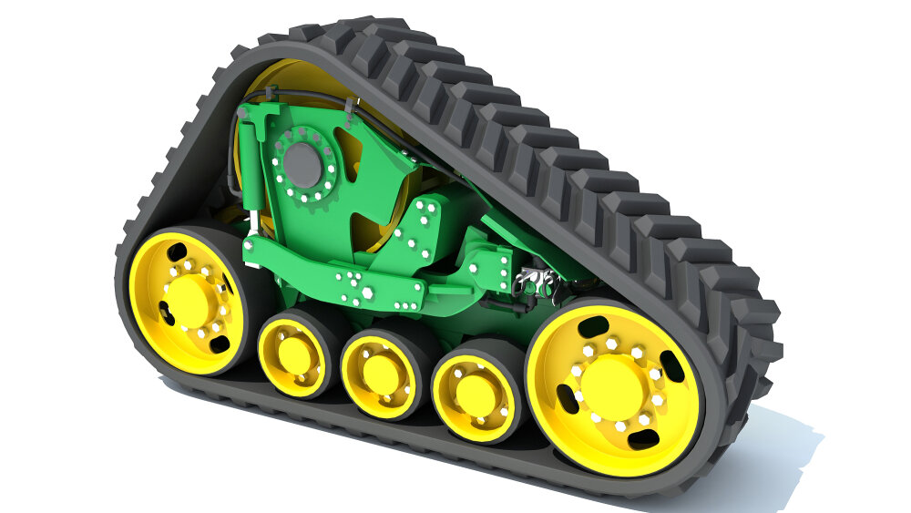 Continuous Track 3D model - Download Vehicle equipment on 3DModels.org