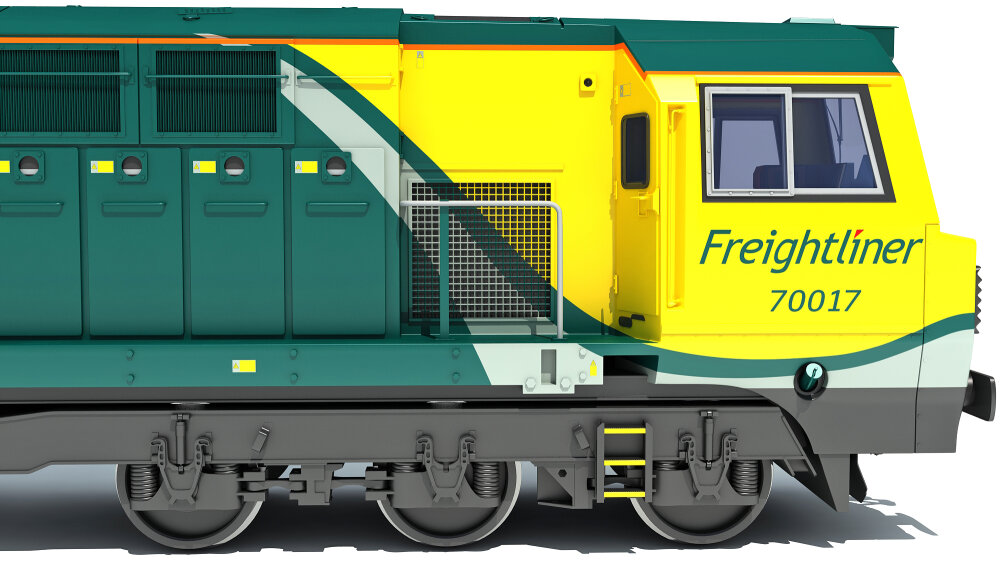 British Rail Class 70 Powerhaul Locomotive 3D model - Download ...