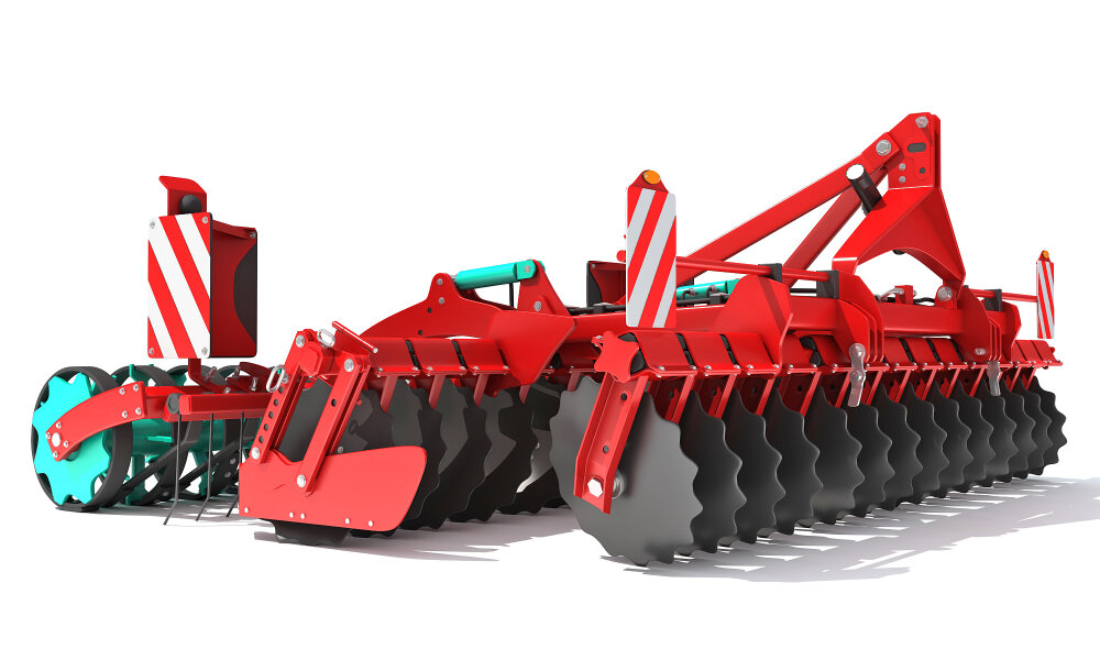Compact Disc Harrow 3D model - Download Trailer on 3DModels.org