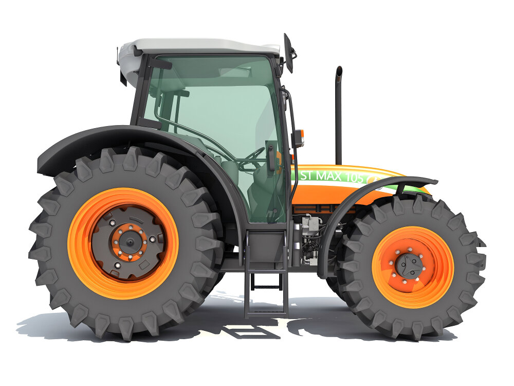Tractor Stara St Max 105 3D model - Download Tractor on 3DModels.org