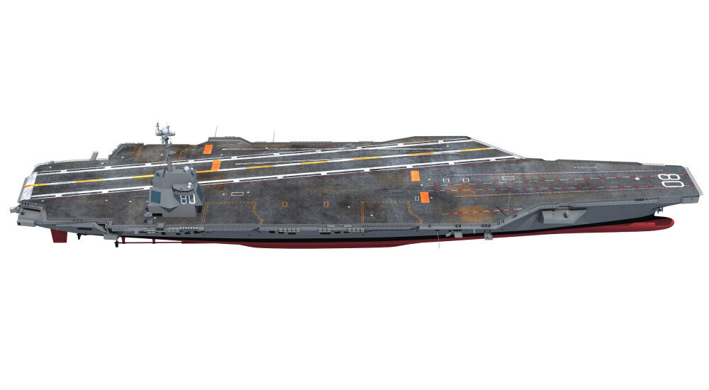 Uss Cvn 80 Aircraft Carrier 3D model - Download Warship on 3DModels.org