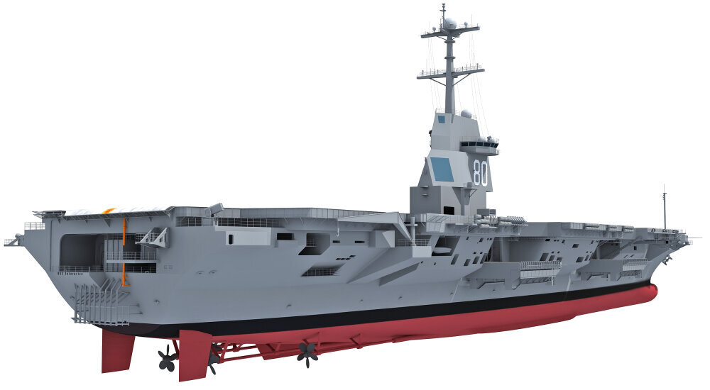 Uss Cvn 80 Aircraft Carrier 3D model - Download Warship on 3DModels.org