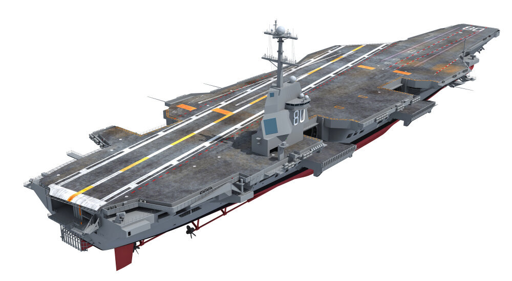 Uss Cvn 80 Aircraft Carrier 3D model - Download Warship on 3DModels.org