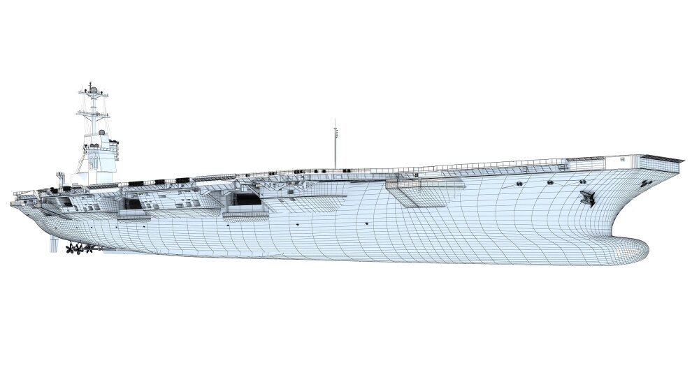 Uss Cvn 80 Aircraft Carrier 3D model - Download Warship on 3DModels.org