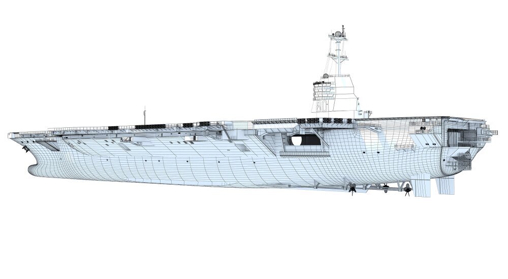 Uss Cvn 80 Aircraft Carrier 3D model - Download Warship on 3DModels.org