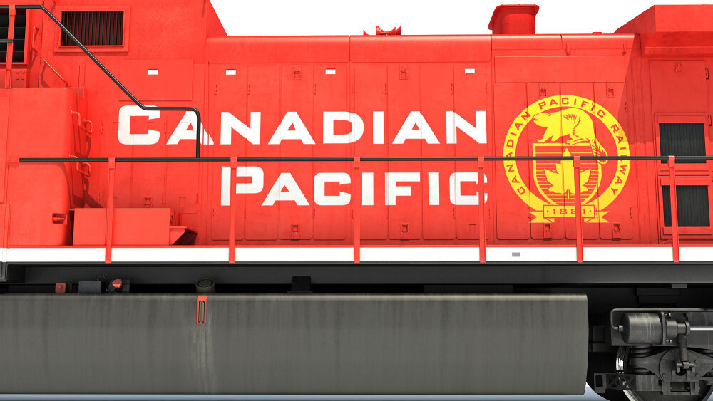 Canadian Pacific Cp Locomotive Train 3D 모델 - 다운로드 기관차 on 3DModels.org