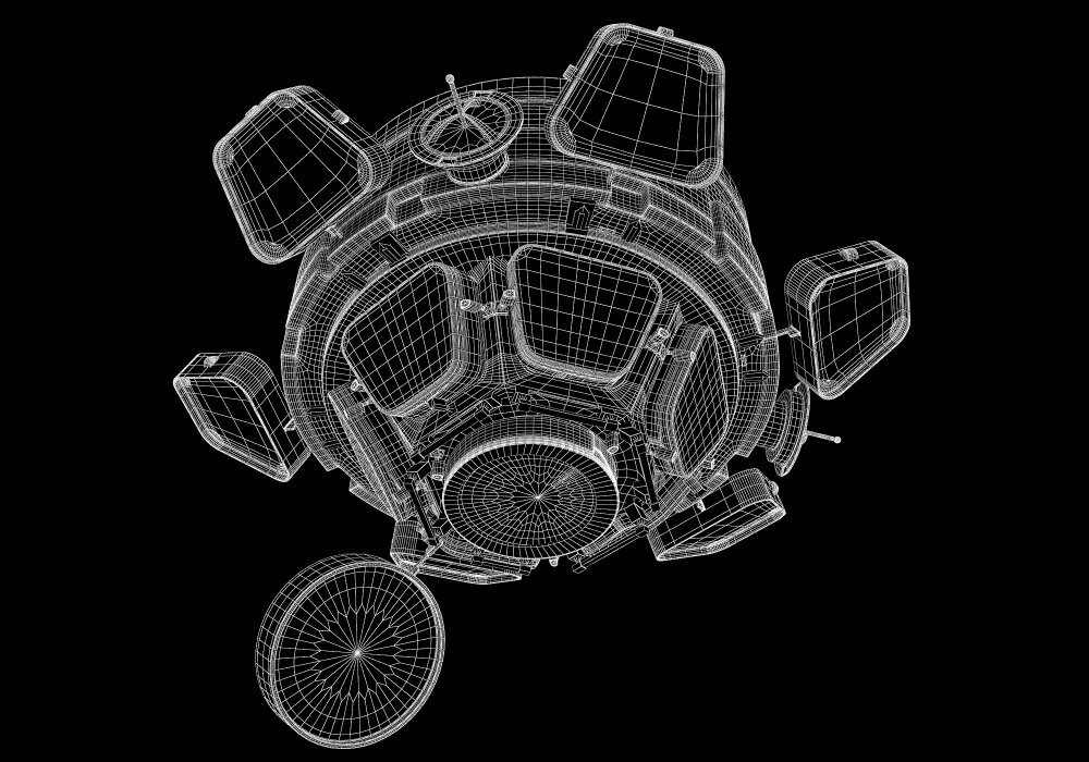 Cupola ISS Module 3D model - Download Space Stations on 3DModels.org