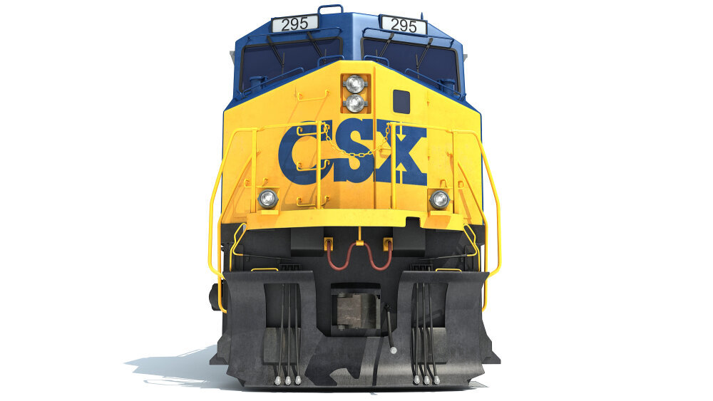 Diesel Locomotive Csx 3D model - Download Locomotive on 3DModels.org